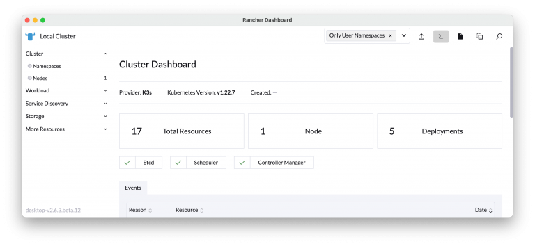 Rancher Desktop Now Includes the Rancher Dashboard | SUSE Communities