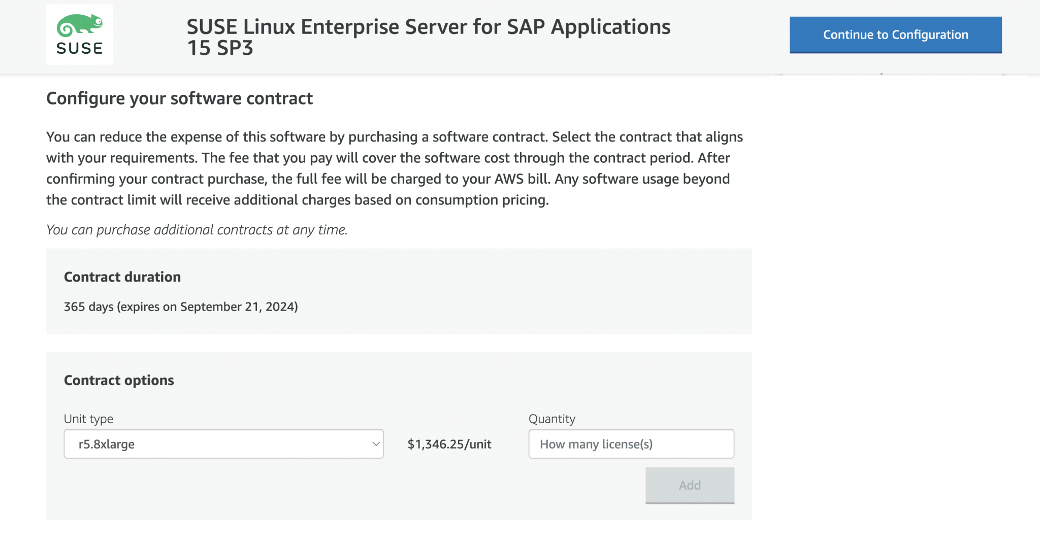 SUSE Linux Enterprise Server for SAP Applications on AWS Marketplace, Annual Subscriptions and ...
