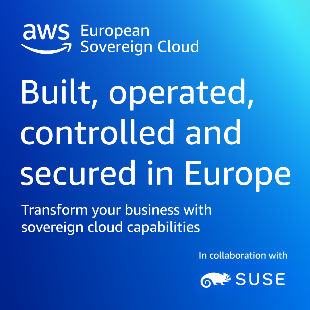SUSE named as launch partner for the AWS European Sovereign Cloud